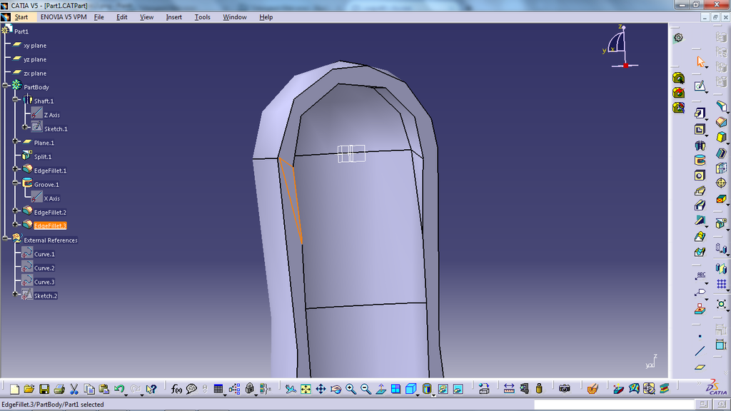 Tritangent fillet error | Eng-Tips